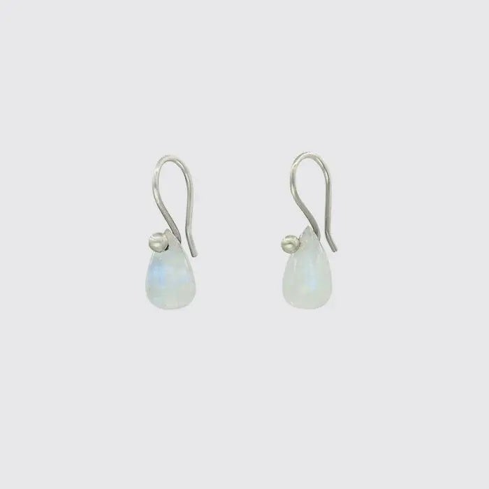 Jane Diaz Simple Stone Tear Drops Rainbow Moonstone | Gallery in the Woods